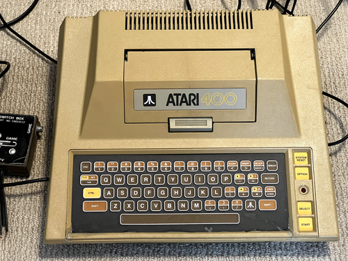 Atari 400/410 Computer Game Console Bundle, 16 Games, Cassette Player ...