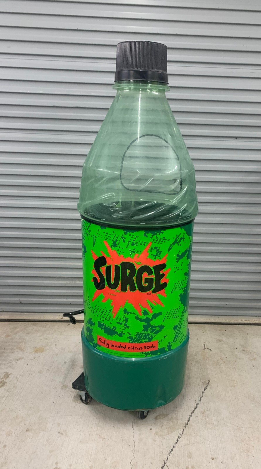Vintage Surge Soda Coca Cola Co. Store Display Cooler Giant Bottle ...