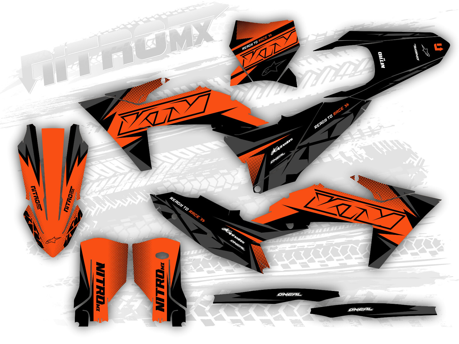 NitroMX Graphics fits KTM SX XC 125 150 SXF XCF 250 300 350 450 2023 2024 | eBay