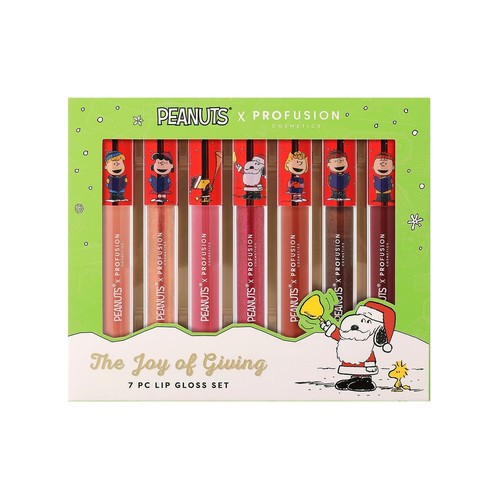 Profusion X Peanuts Holiday The Joy of Giving 7 Piece Lip Gloss Set | eBay