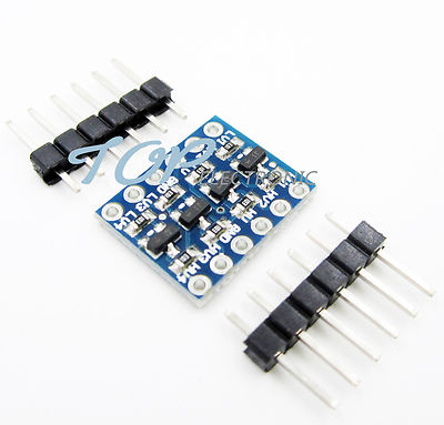 2pcs New IIC I2C Logic Level Converter Bi-Directional Module 5V to 3.3V ...
