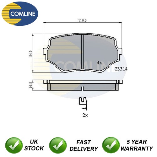 Brake Pads Set Front Comline Fits Suzuki Vitara 1988-2008 Grand Vitara ...