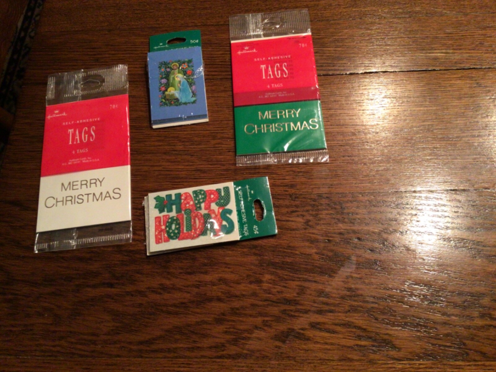 Vintage CHRISTMAS TAGS Most Hallmark 2 Packs Unopened 2 Marcel Schumann ...