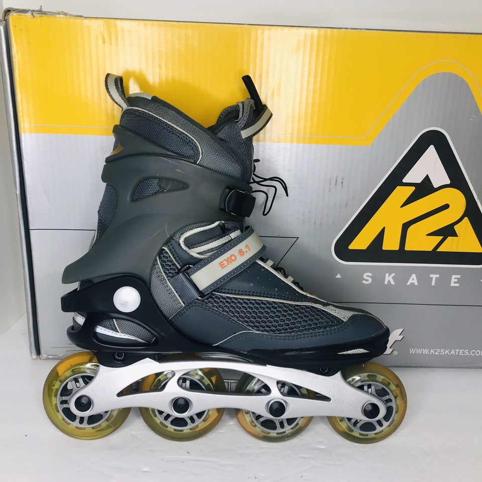 K2 EXO 6.0 Inline Roller Skates Rollerblades Mens 8.5 Original Soft ...