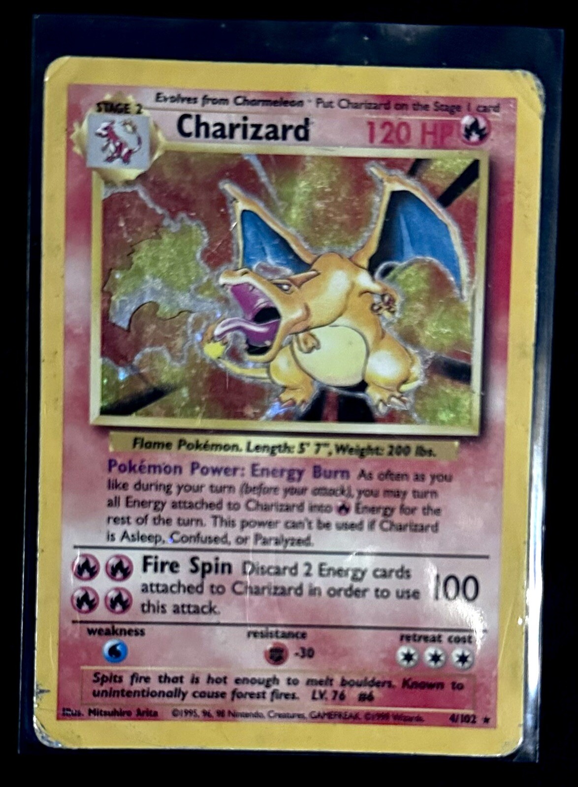 1999 Wizards TCG Original Charizard 4/102 HOLO #6 | eBay