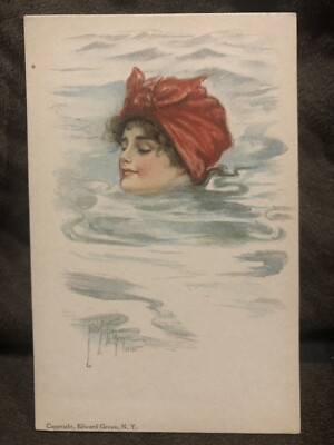 American Girl Postcard No 34, Edward Gross, by Pearle Fidler LeMunyan ...
