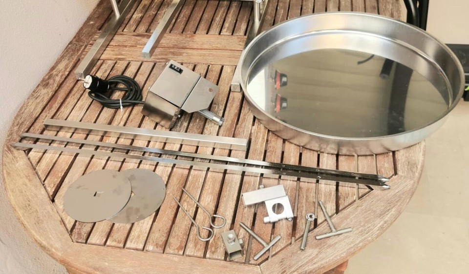 AUTOMATIC ROTATE SHAWARMA 4 GAS Burner Doner KEbab Broiler Machine ...