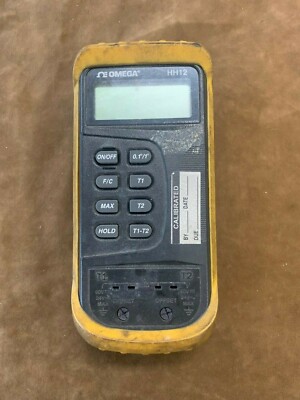 OMEGA HH12 Thermocouple Meter Thermometer | eBay
