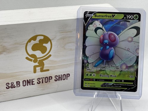 Butterfree V 001/189 Ultra Rare - Sword & Shield Darkness Ablaze ...