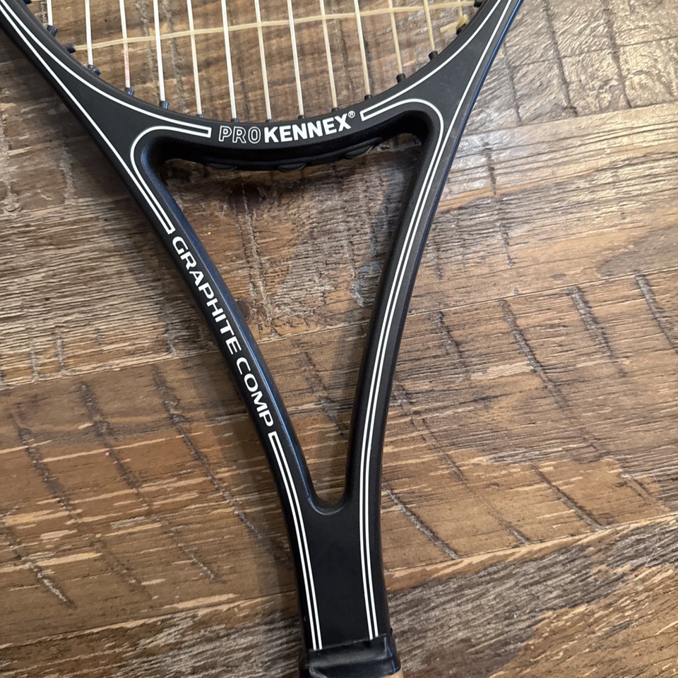 Pro Kennex Graphite Comp Composite Tennis Racquet 4 1/2 Grip Leather ...