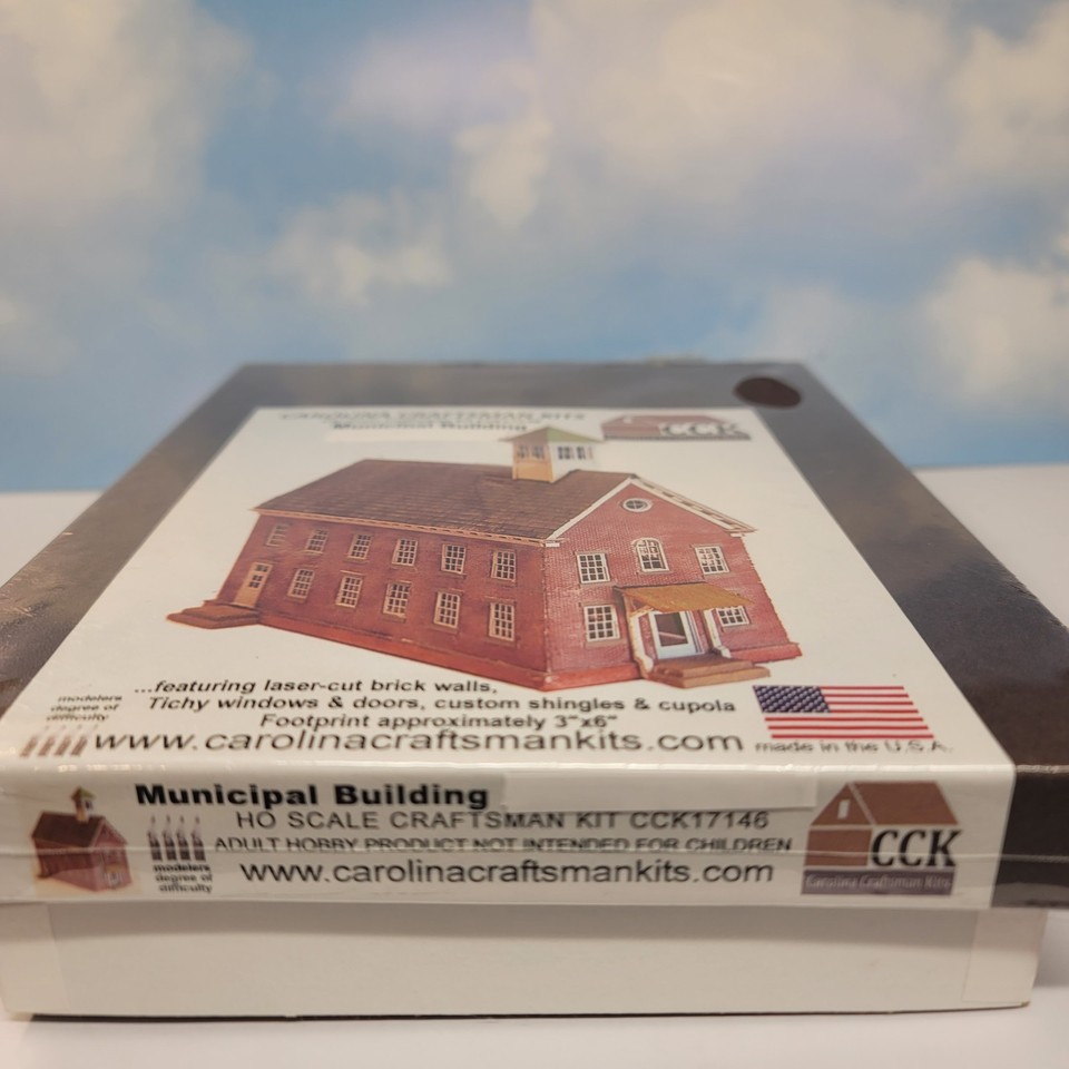 CCK Carolina Craftsman Kit HO Scale Municipal Building OOP | eBay