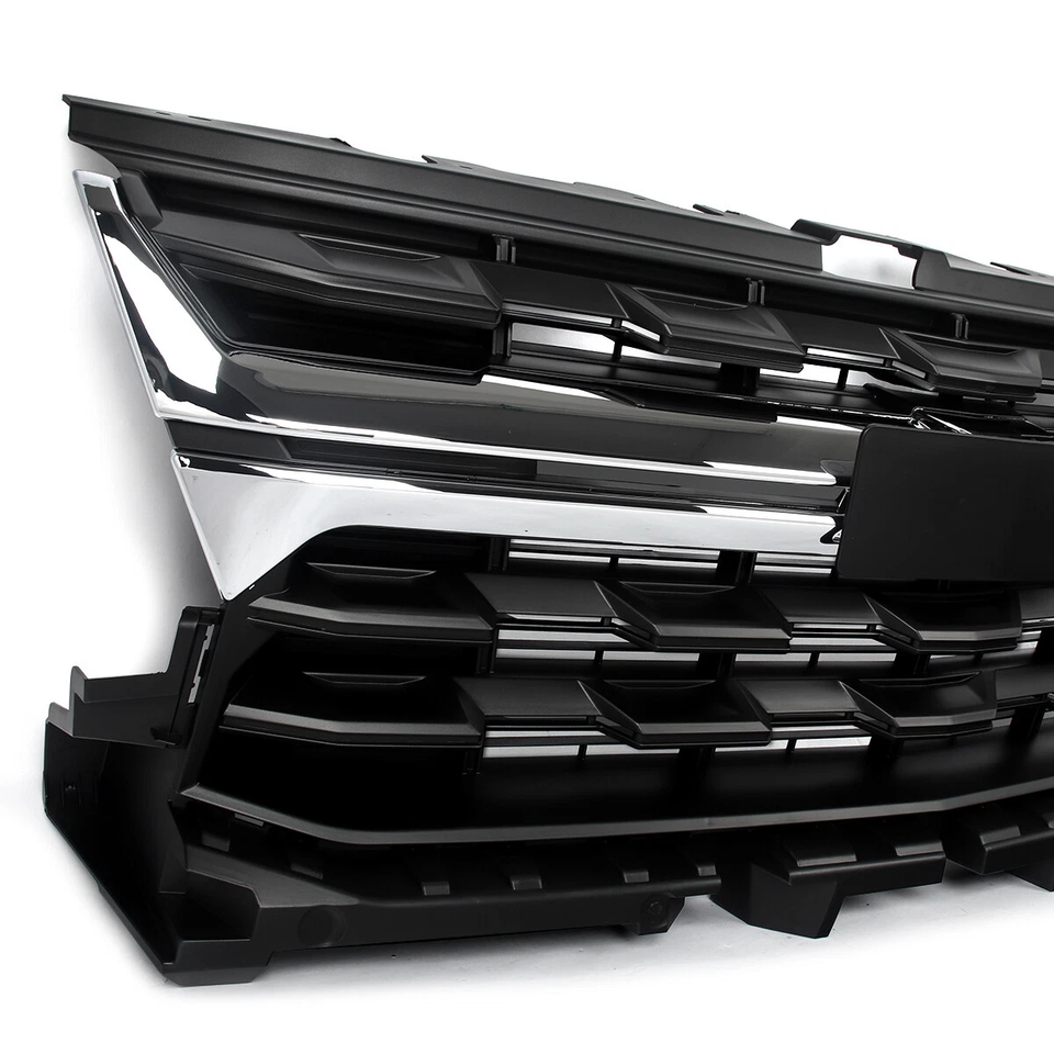 Upper Bumper Grille For Chevrolet Colorado 2021 2022 Chrome Front Grill ...