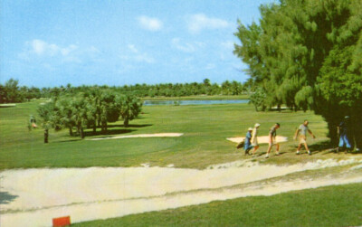 VTG 1960 PC ROUND OF GOLF WINDSOR DOWNS GOLF CLUB CAT CAY BAHAMAS TEICH ...