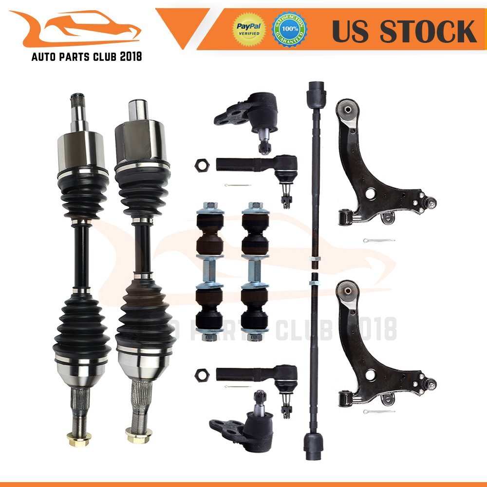 Fit For 99-05 Chevrolet Venture 10x Front Control Arm Tie Rod End CV ...