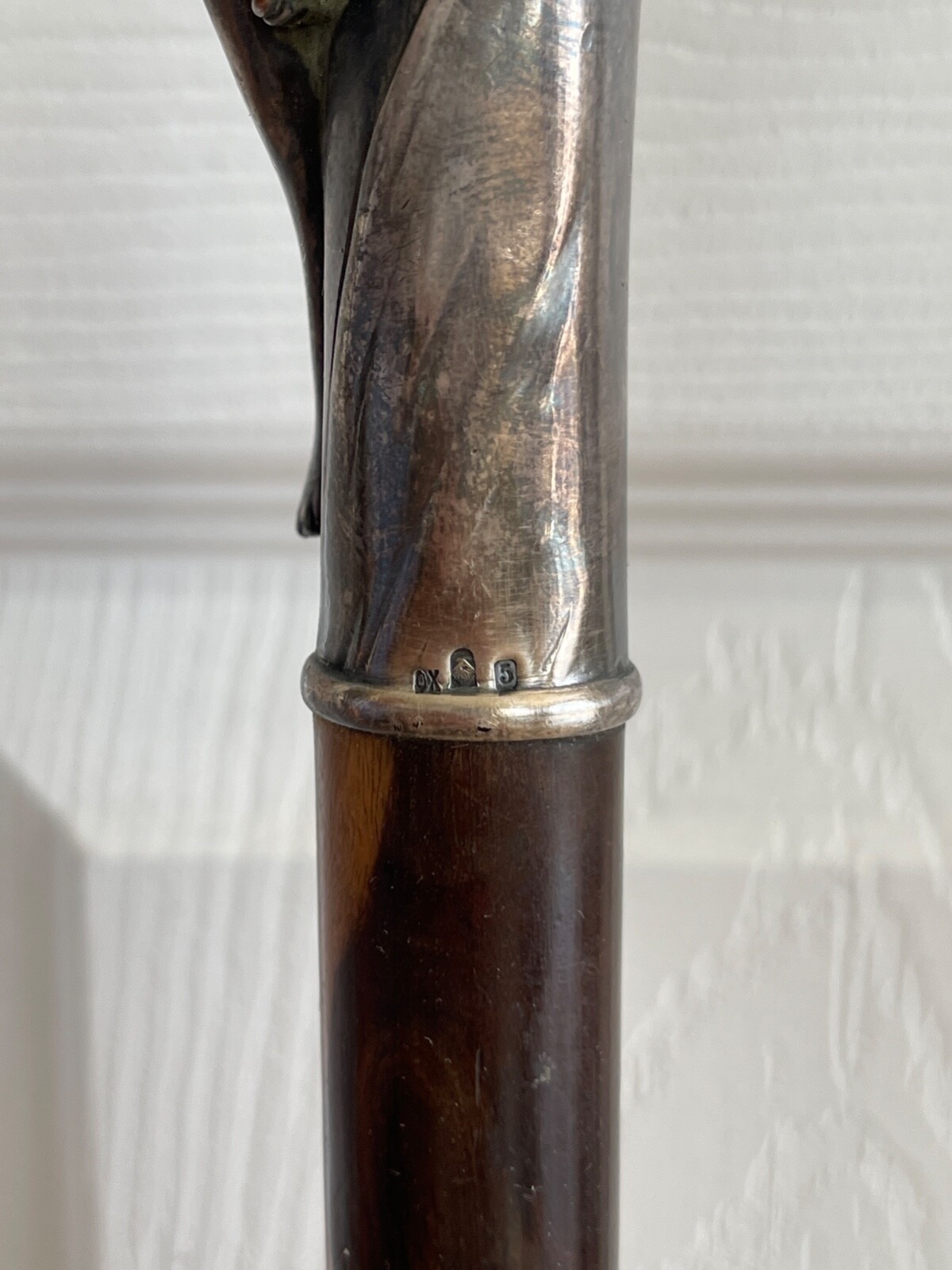 Vintage German Art Nouveau Reclining Lady Silver Handle Walking Cane | eBay