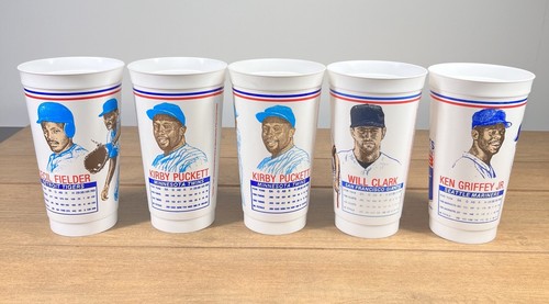 Lot of 2 1992 Icee Baseball Collectors Series Cups READ | eBay