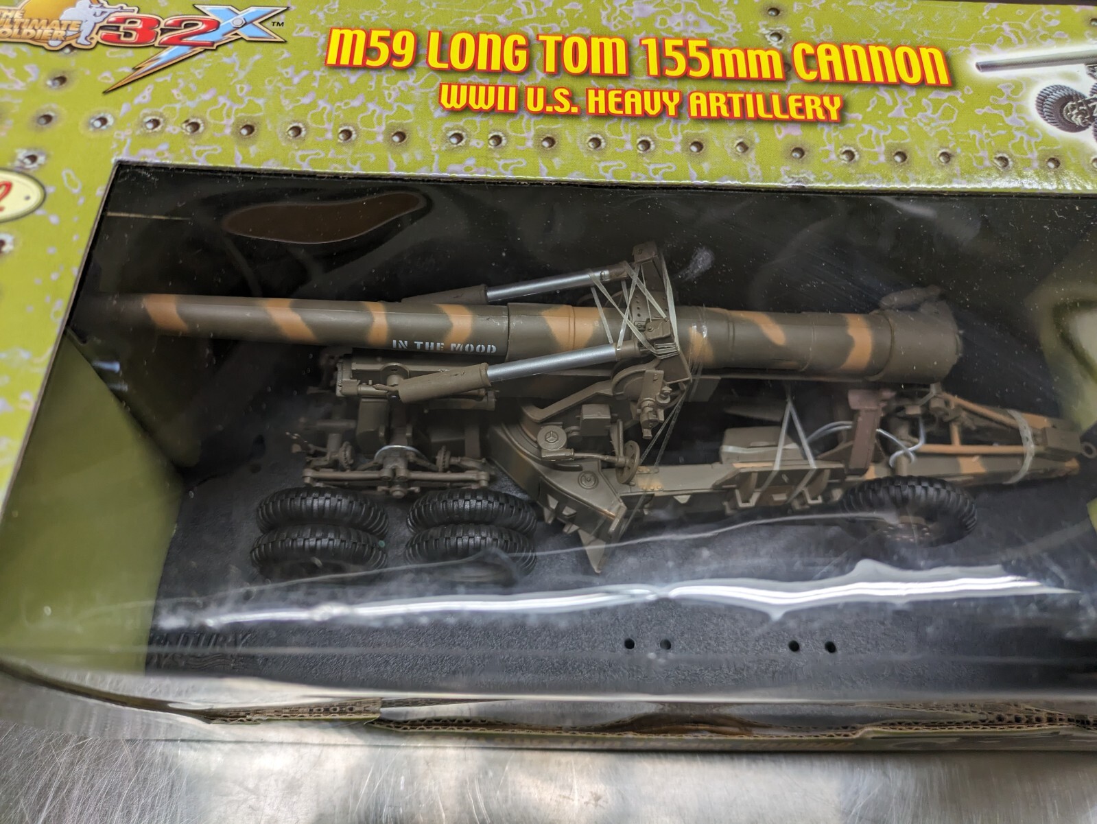 (A) 1st series Ultimate Soldier 1/32 WWII cannon US Army M59 Long Tom ...