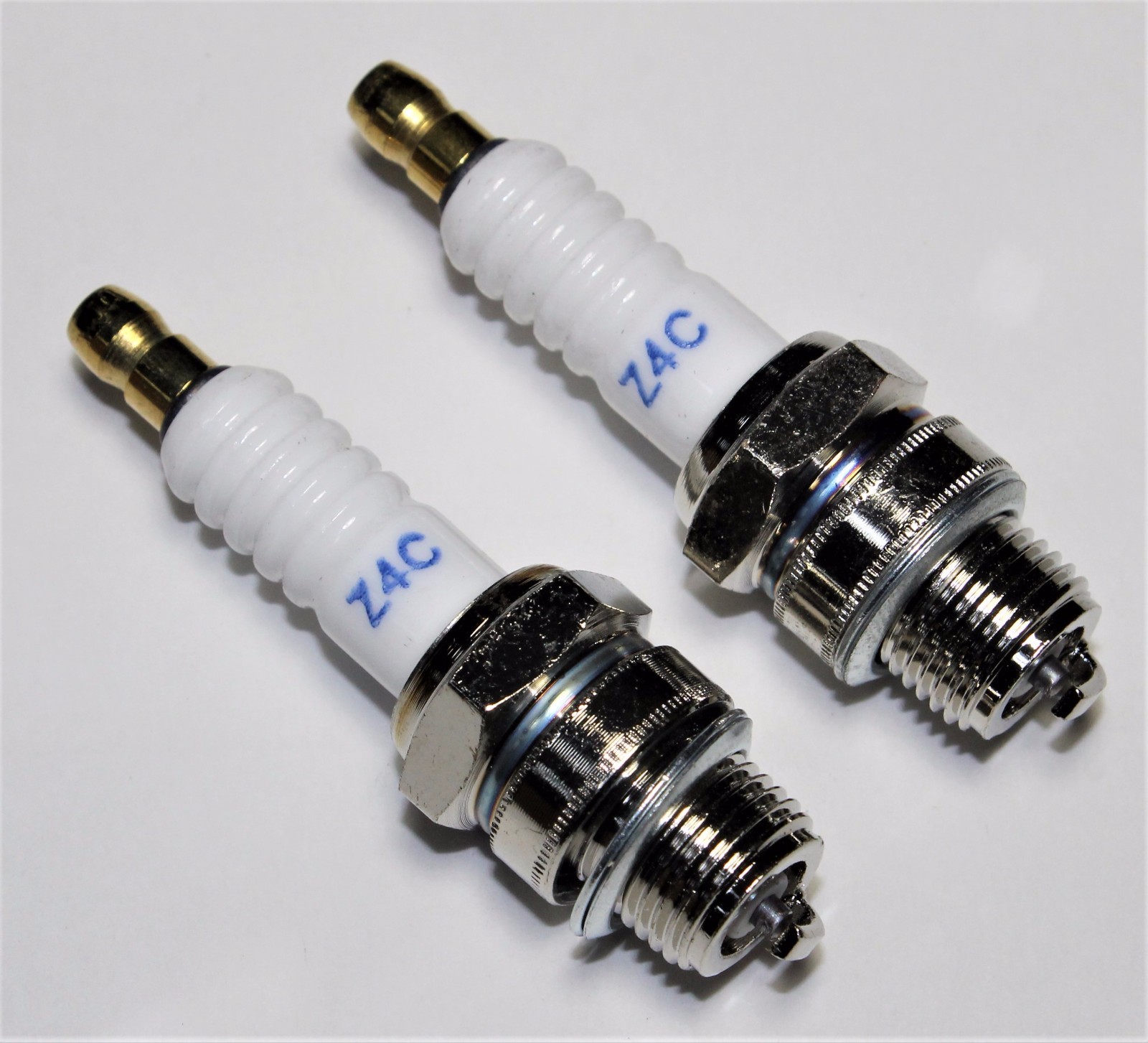 2) Spark Plugs for 49cc~80cc 2 Stroke Engine Motorized Bicycle Bike ...