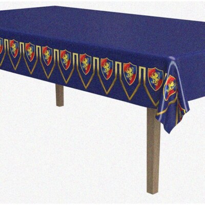 Knight's Castle Tablecloth - Medieval Decor for Castle Party, Knight ...
