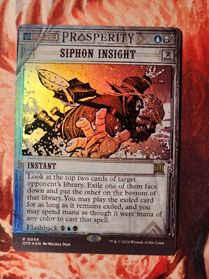 Siphon Insight Outlaws of Thunder Junction: Breaking News Foil Magic ...