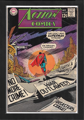 Action Comics #368 (1968): Carmine Infantino Cover Art! Silver Age DC ...