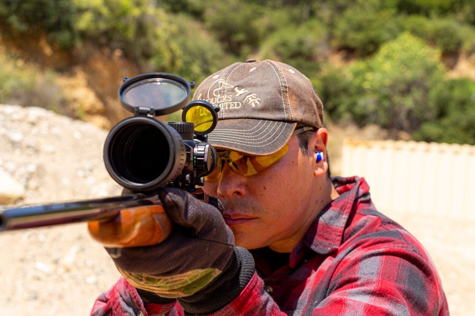 BARSKA 5-20x 50mm AO Varmint Rifle Scope with Trace MOA IR Reticle ...