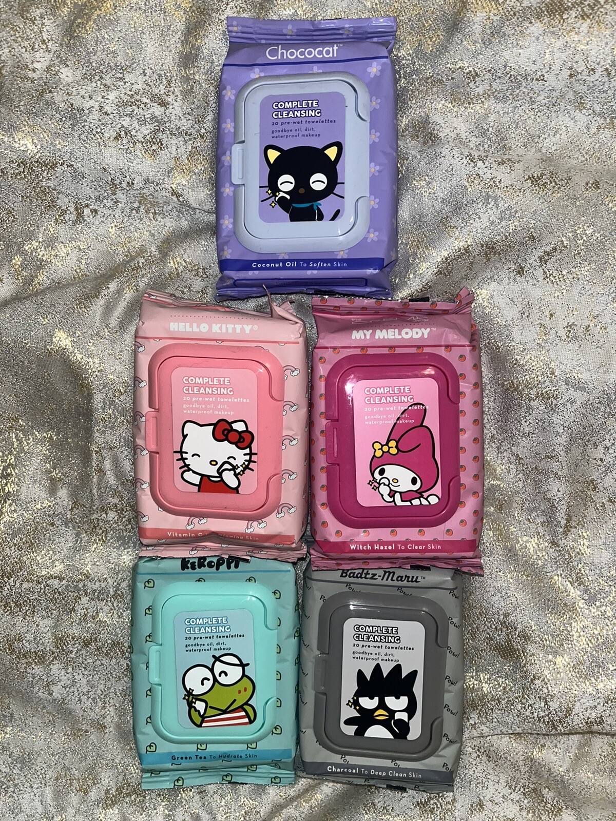 New Set Of Hello Kitty, Badtz Maru, My Melody , Chococat,keroppi Face ...