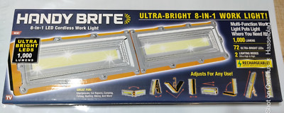 HANDY BRITE Ultra-Bright 72 LED Foldable Work Light 1000 Lumens USB ...