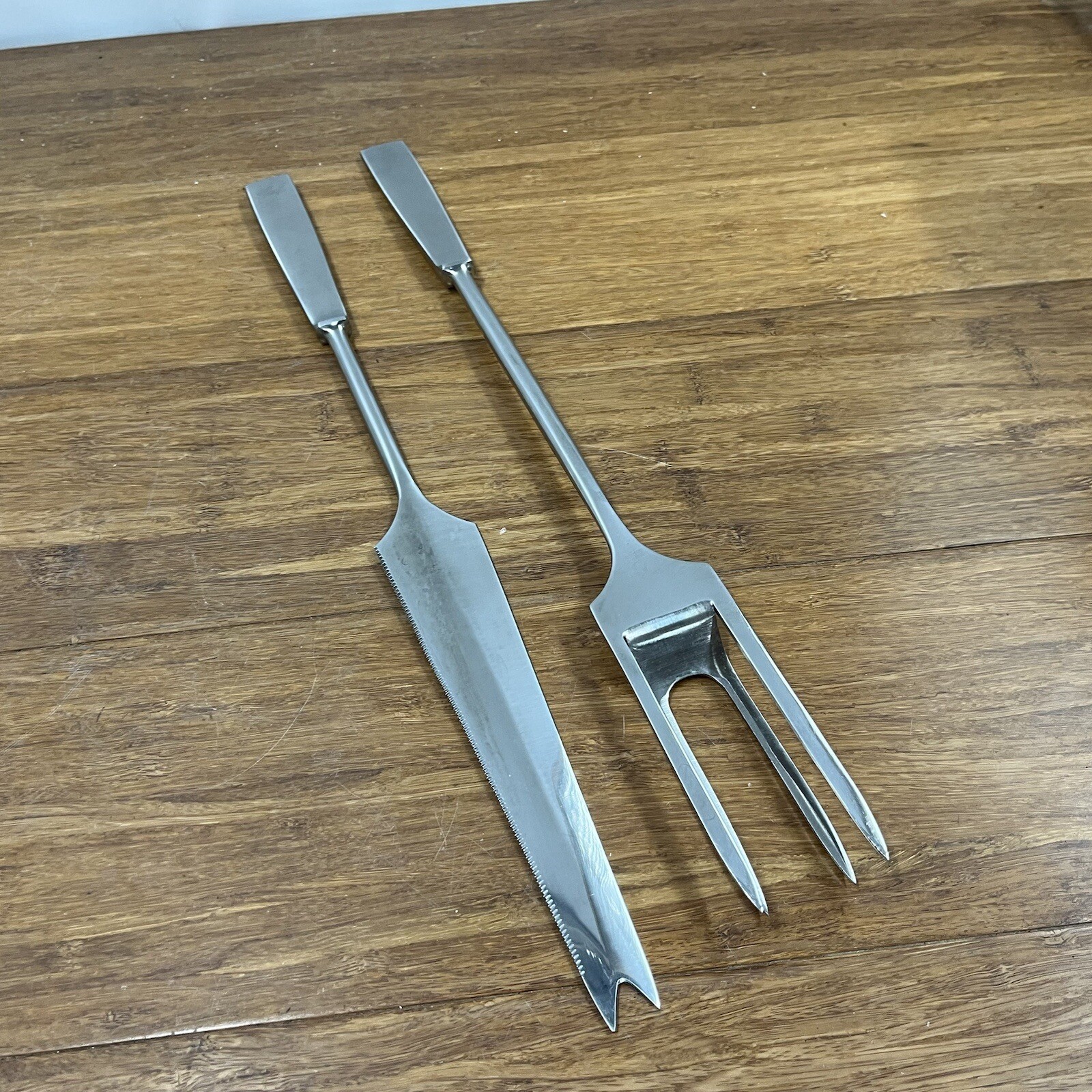 VTG MCM Capri Grillmaster Set Heavy Stainless Steel Kitchen Carving ...