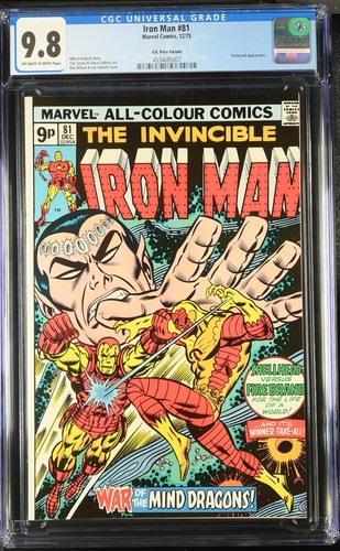 IRON MAN #81 U.K. Price Variant CGC 9.8 *Rare!* 1975 | eBay