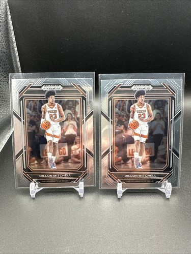 2023-24 Prizm Draft Picks Base #35 Dillon Mitchell - Texas Longhorns ...