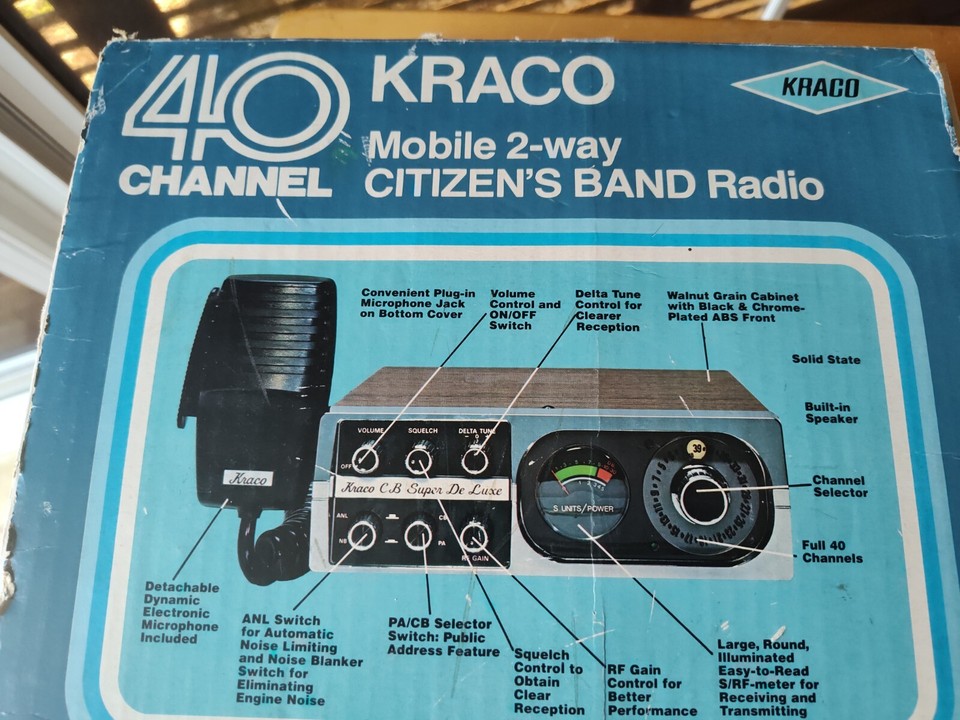 kraco 40 Channel CB Radio Kcb 4030 | eBay