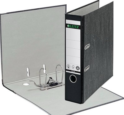 20x Original LEITZ Ordner 1080 Karton 8,0 cm DIN A4 - schwarz ...
