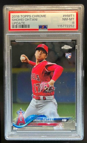 2018 Topps Chrome Update Shohei Ohtani RC Rookie #HMT1 Angels PSA 8 | eBay