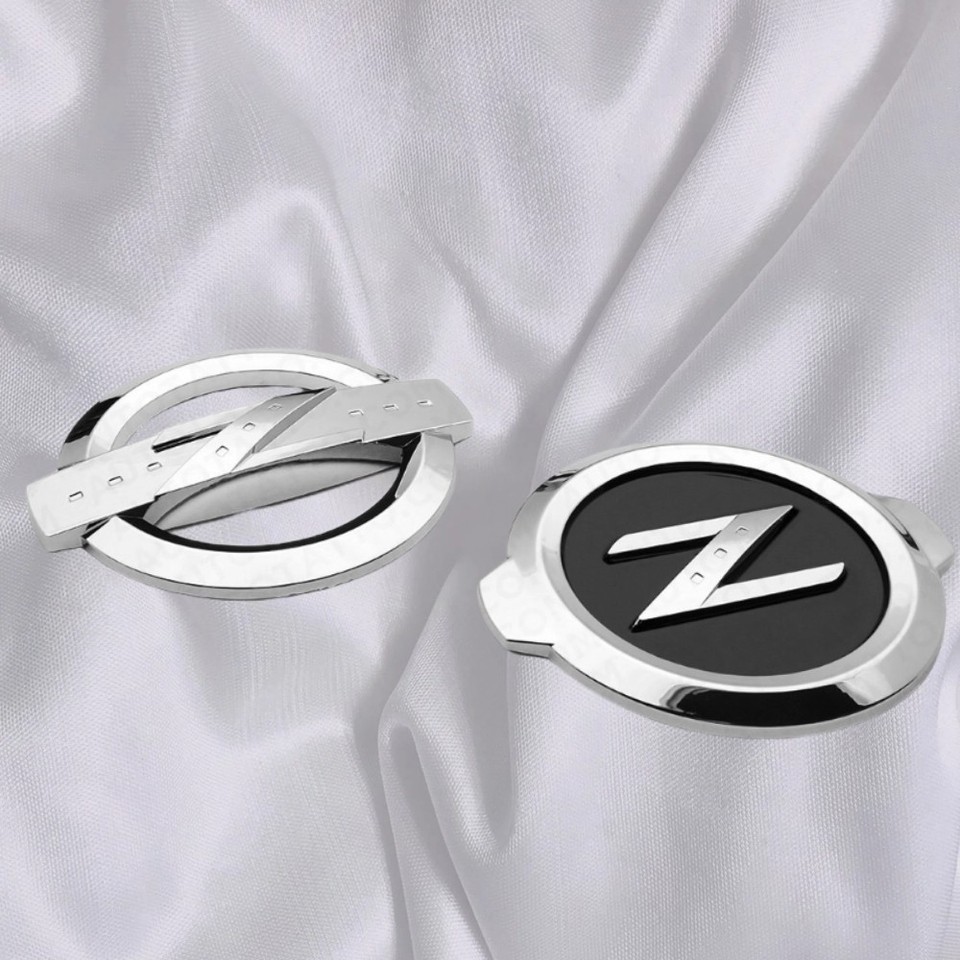 1 Set For 350Z 370Z Nismo Front & Rear Bumper Z Style Symbol Emblem ...