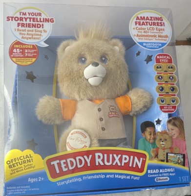 Teddy Ruxpin 2017 NEW Animated Storytelling Bluetooth LCD Eyes Bear & 3 ...