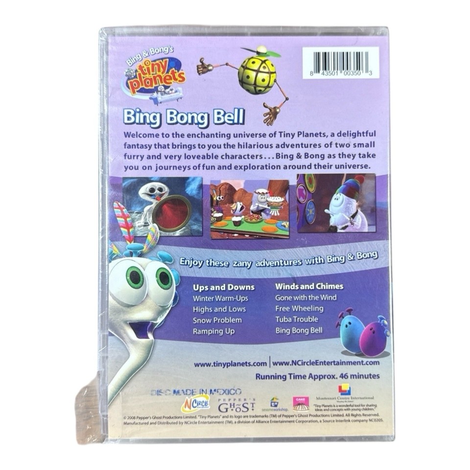 Bing & Bong’s Tiny Planets: Bing Bong Bell (DVD 2008) NCircle - Brand ...