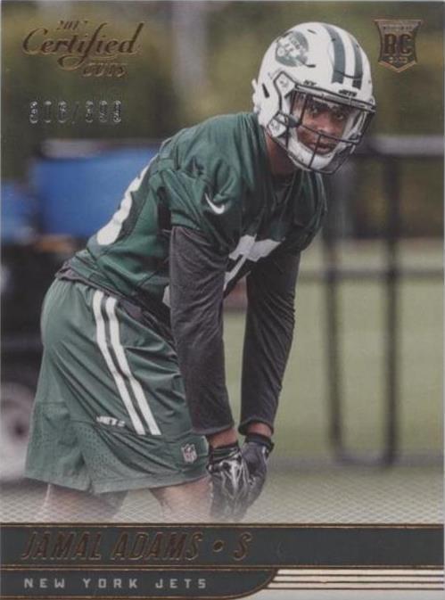 2017 Panini Certified Cuts - Rookies Jamal Adams #185 /399 (RC) for ...