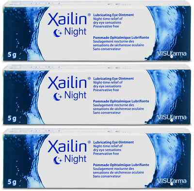 Xailin Night Lubricating Eye Ointment 5g X 3 | eBay