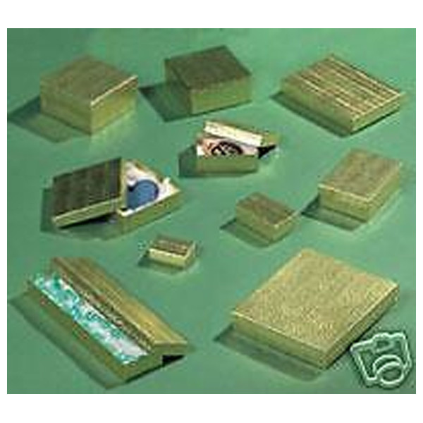 100 PCS 2-1/16x1-1/2x5/8" Gold Foil #11Jewelry Box Pin Gift Retail ...