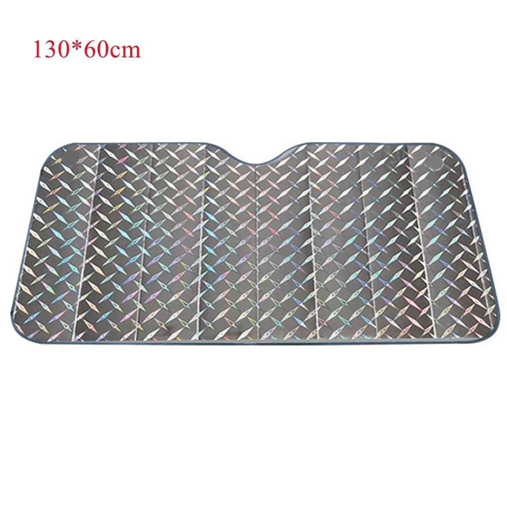 Jumbo Sun Shade Protection Reflective Shield Silver 130*60cm Windshield ...