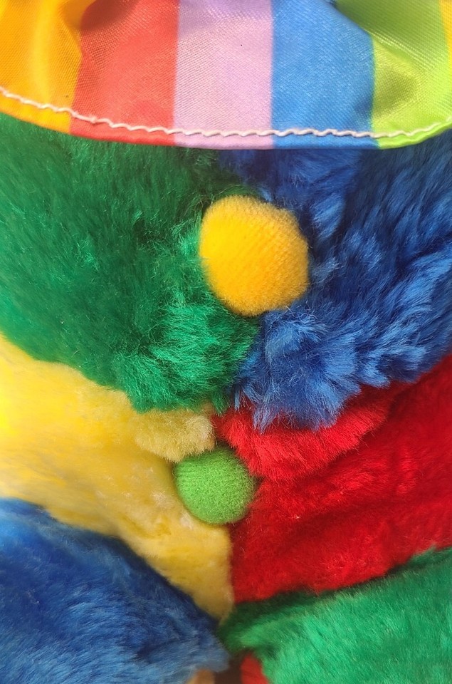 Vtg Cuddle Wit Creation Circus Plush Clown Doll Muliticolor Stuffed Toy ...