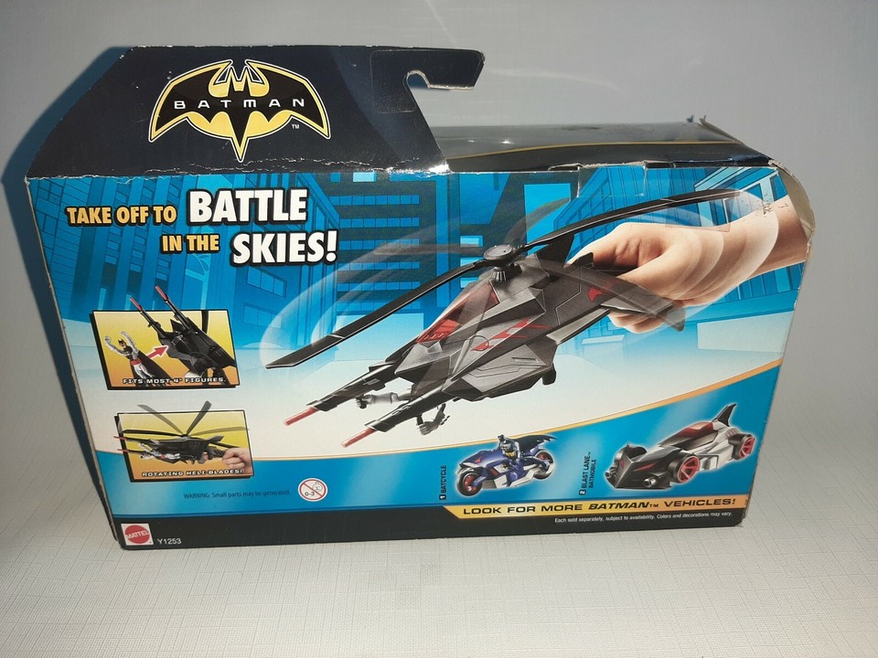 Batman Batcopter DC Comics Rotating Heli -Blades Helicopter W/ 4 ...