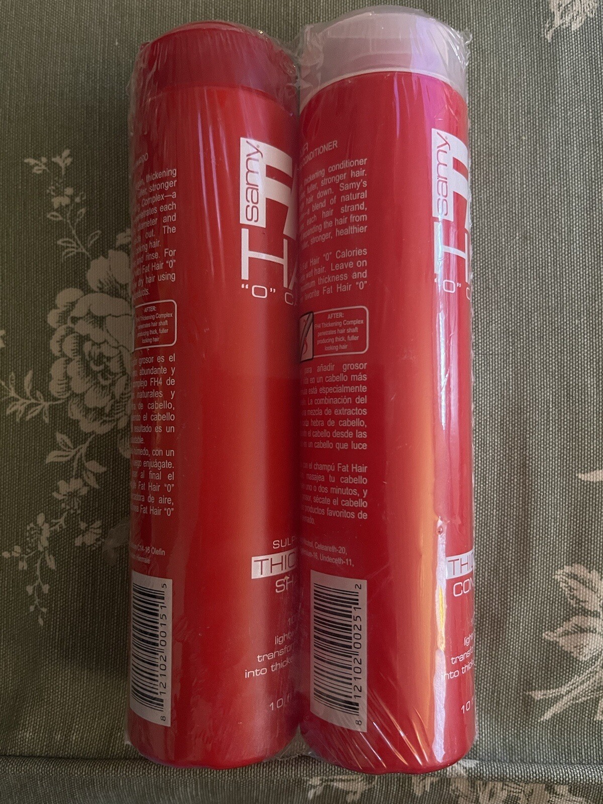 Samy Fat Hair 0 Calories Thickening Shampoo 10 FL Oz 300 Ml for sale ...