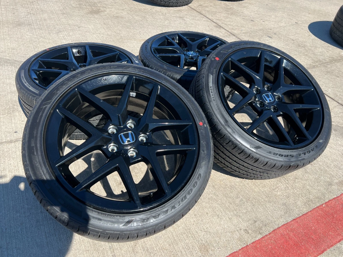 2001 Honda Civic Black Rims