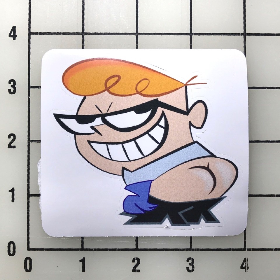 Dexter's Laboratory 4" Wide Vinyl Decal Sticker BOGO | eBay