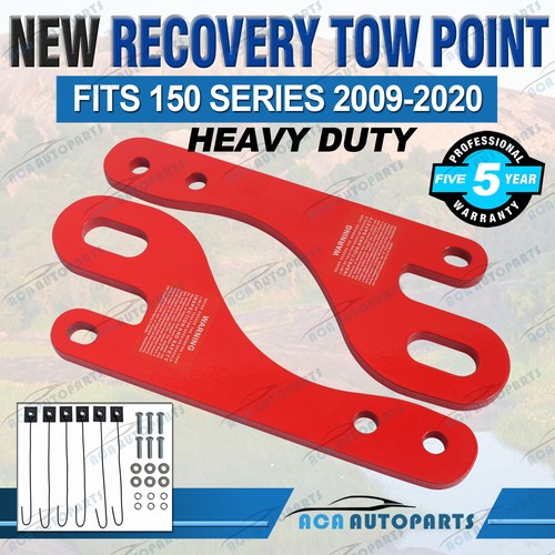 HD Recovery Tow Points for TOYOTA FJ Cruiser Prado Bullbar RED | eBay ...