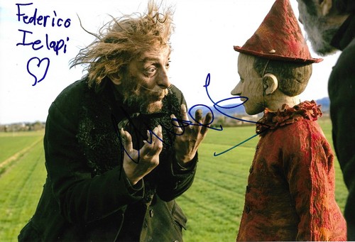 Pinocchio ""Federico Ielapi & Massimo Ceccherini"" autograph signed ...