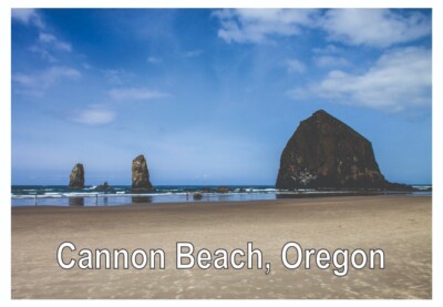 Cannon Beach, Oregon, Beach, Haystack Rock, 2 x 3 Souvenir Fridge ...