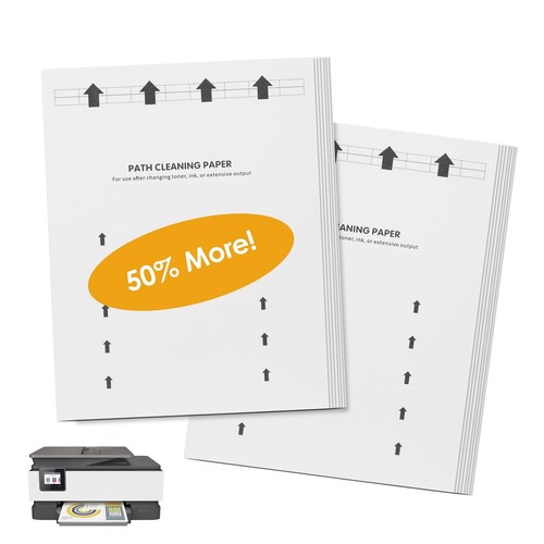 15-Pack Letter Size Printer Cleaning Sheets for Laser and Inkjet Copier ...